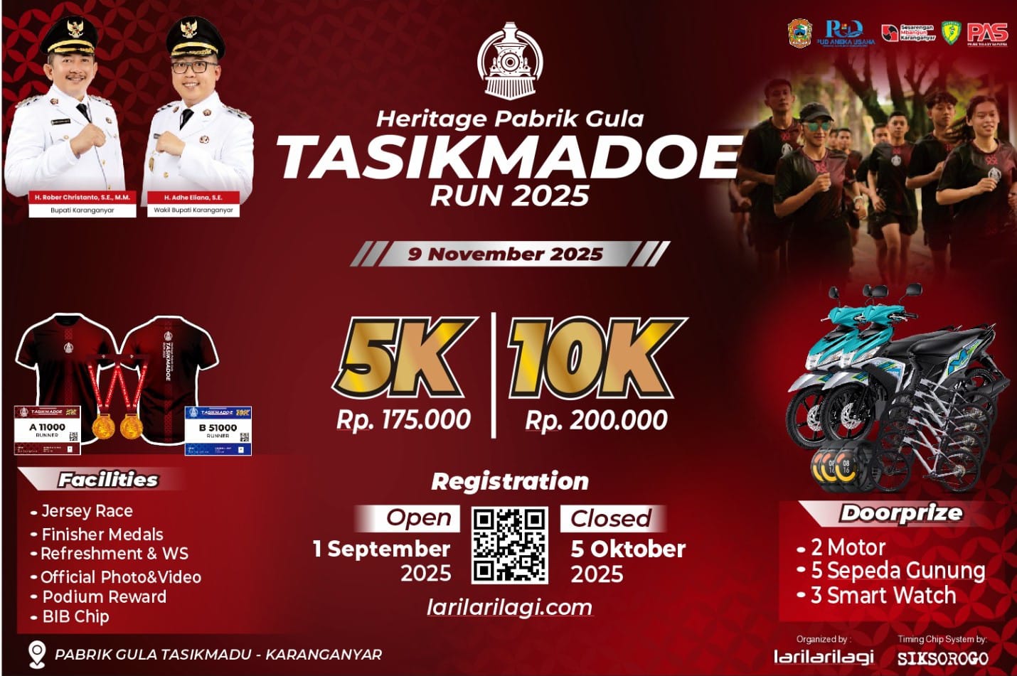 Tasikmadu Heritage Run 2025: Lari Sehat Sambil Mengenal Sejarah ...